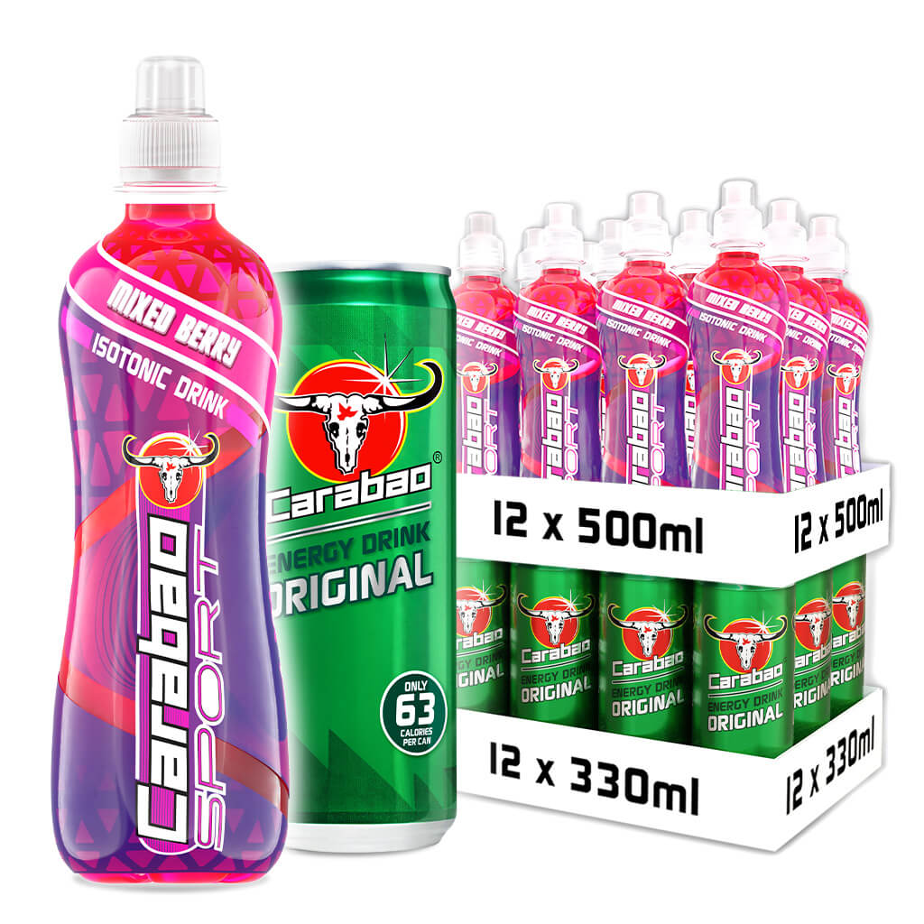 Carabao SPORT & Energy Drink Combo Pack - 24 Drinks | Free UK Delivery ...